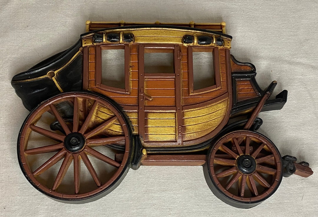Stage Coach Horse Drawn Carriage Transportation Decor - Etsy
