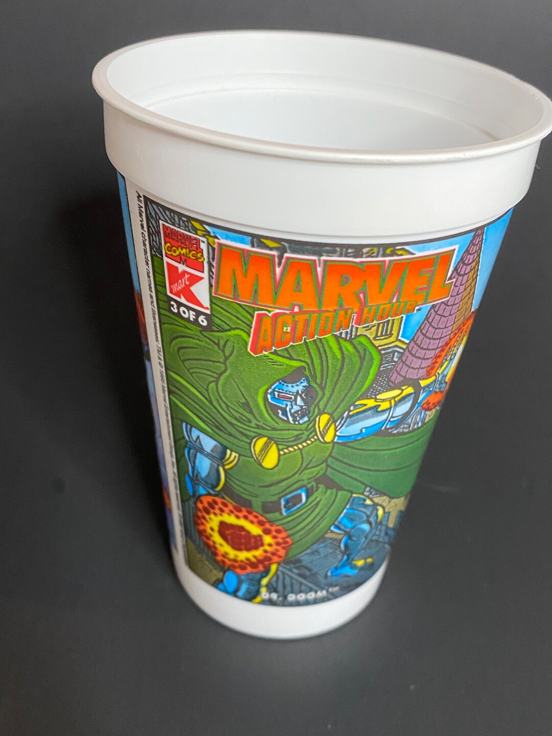 Marvel Action Hour Kmart Cup - Marvel Comics - Marvel Plastic Cup ...