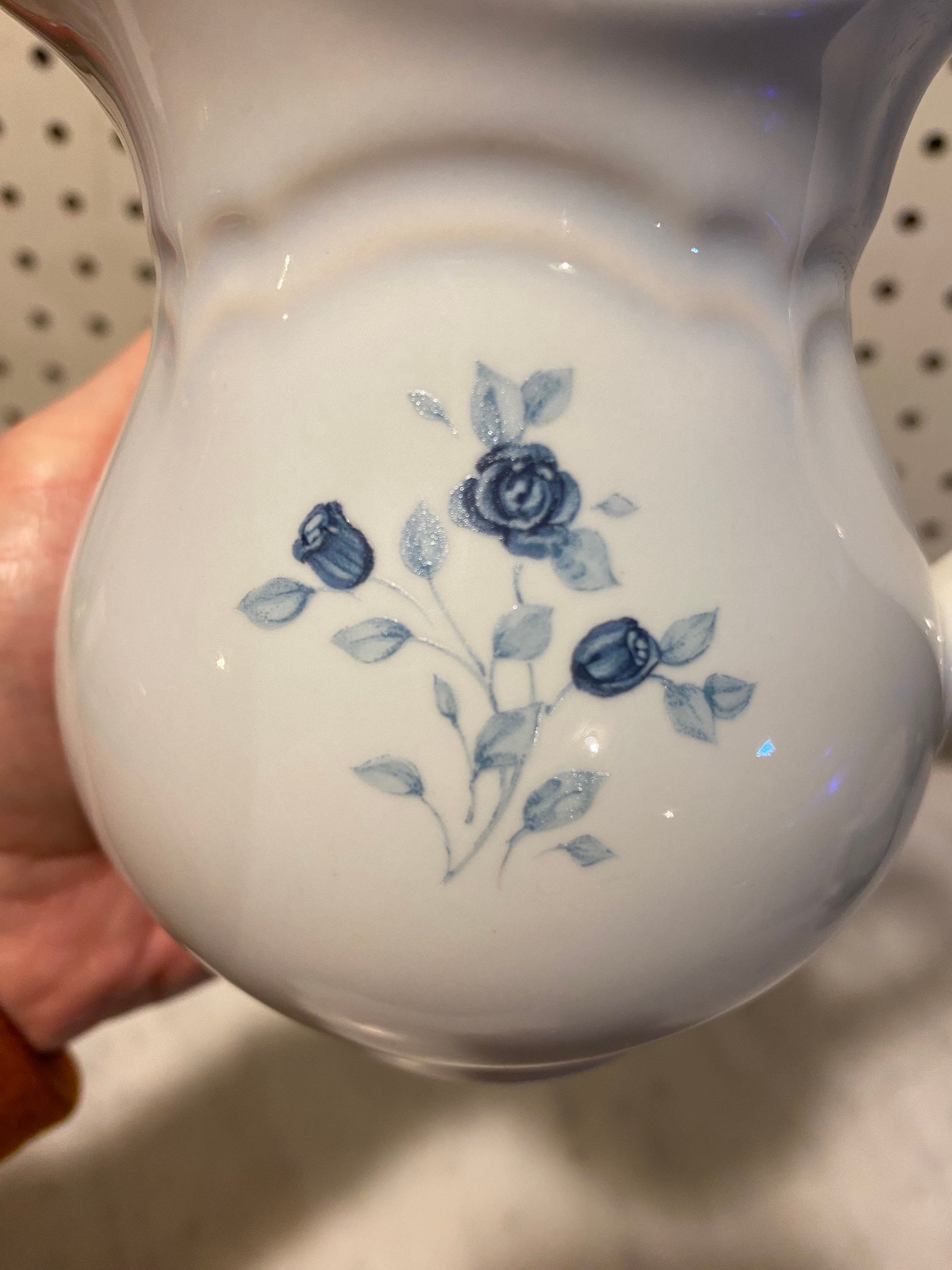 Pfaltzgraff Blue Rose Creamer Pfaltzgraff Poetry Glossy - Etsy