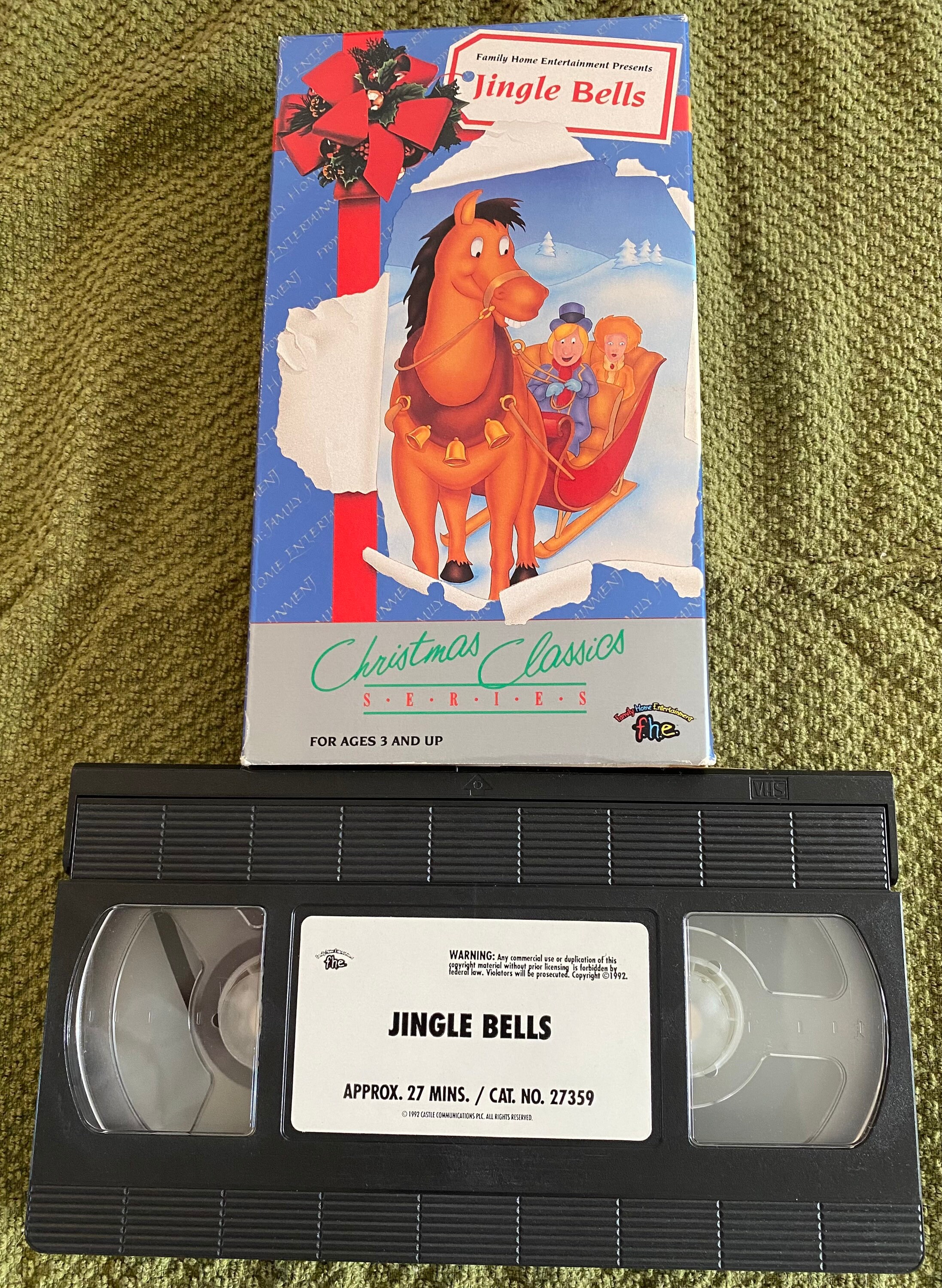 Family Home Entertainment Christmas Classics Series Vhs