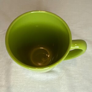 Lime Green Stoneware Coffee Tea Mug - Green Mug - Corelle Replacement ...