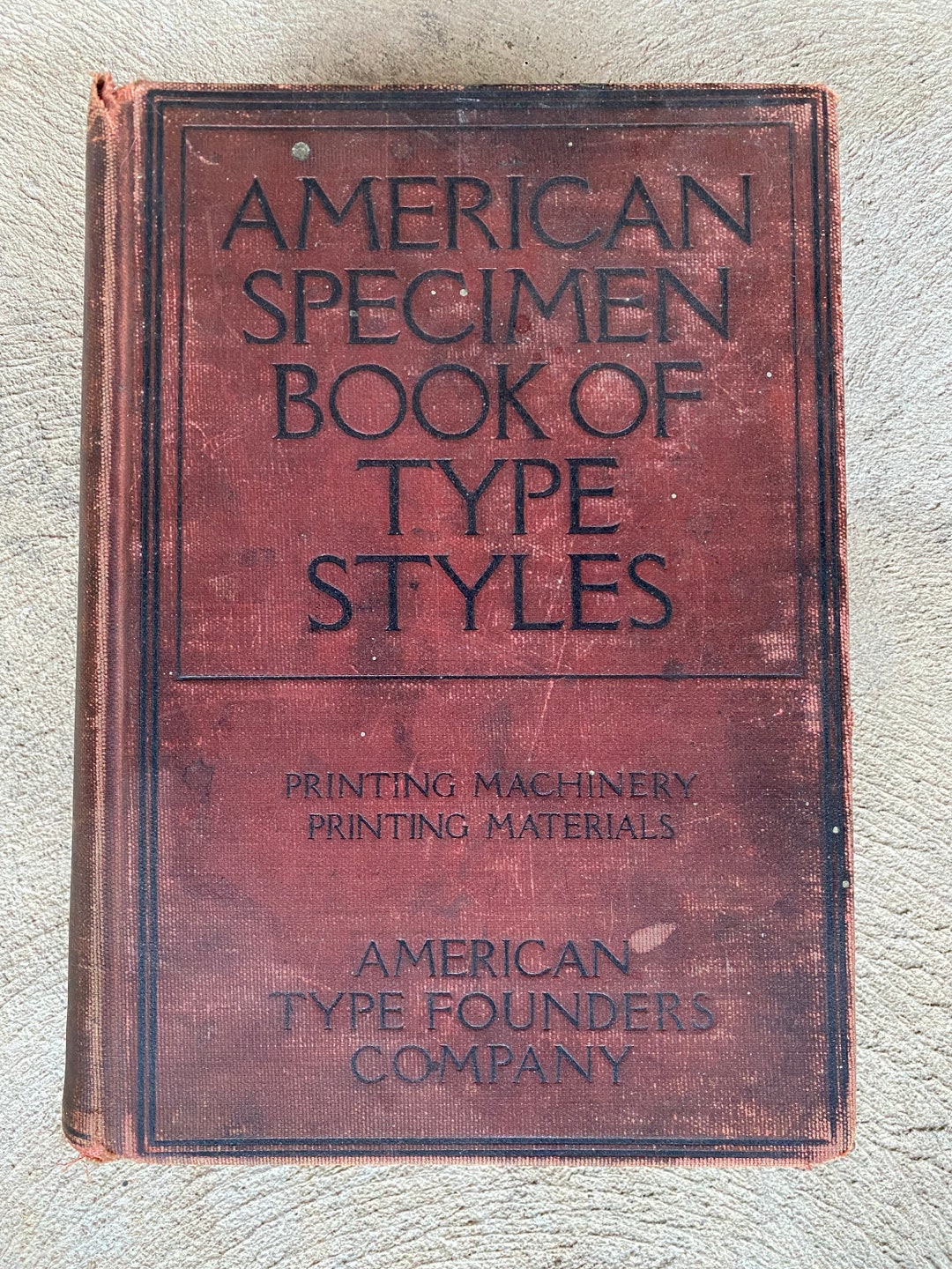 Vintage American Specimen Book of Type Styles Complete Catalog of ...