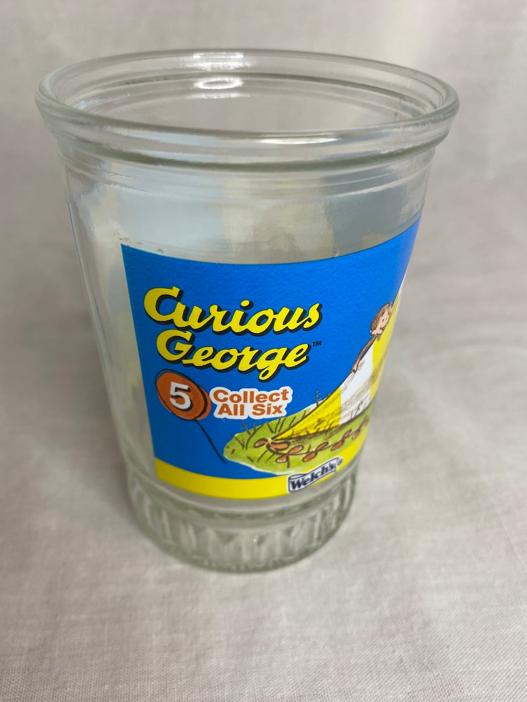 Curious George Jam Jelly Juice Jar Welch's Jelly Jam Juice Jar Cup ...