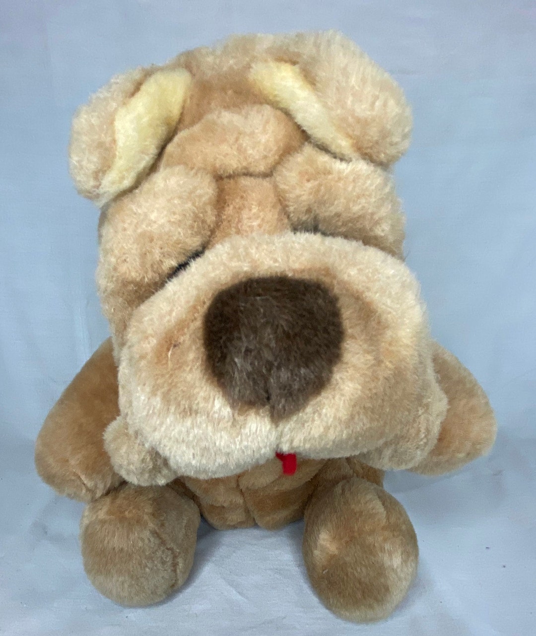 Wrinkled Plush Stuffie Stuffed Animal Dog Puppy - Realistic Dog Plush ...