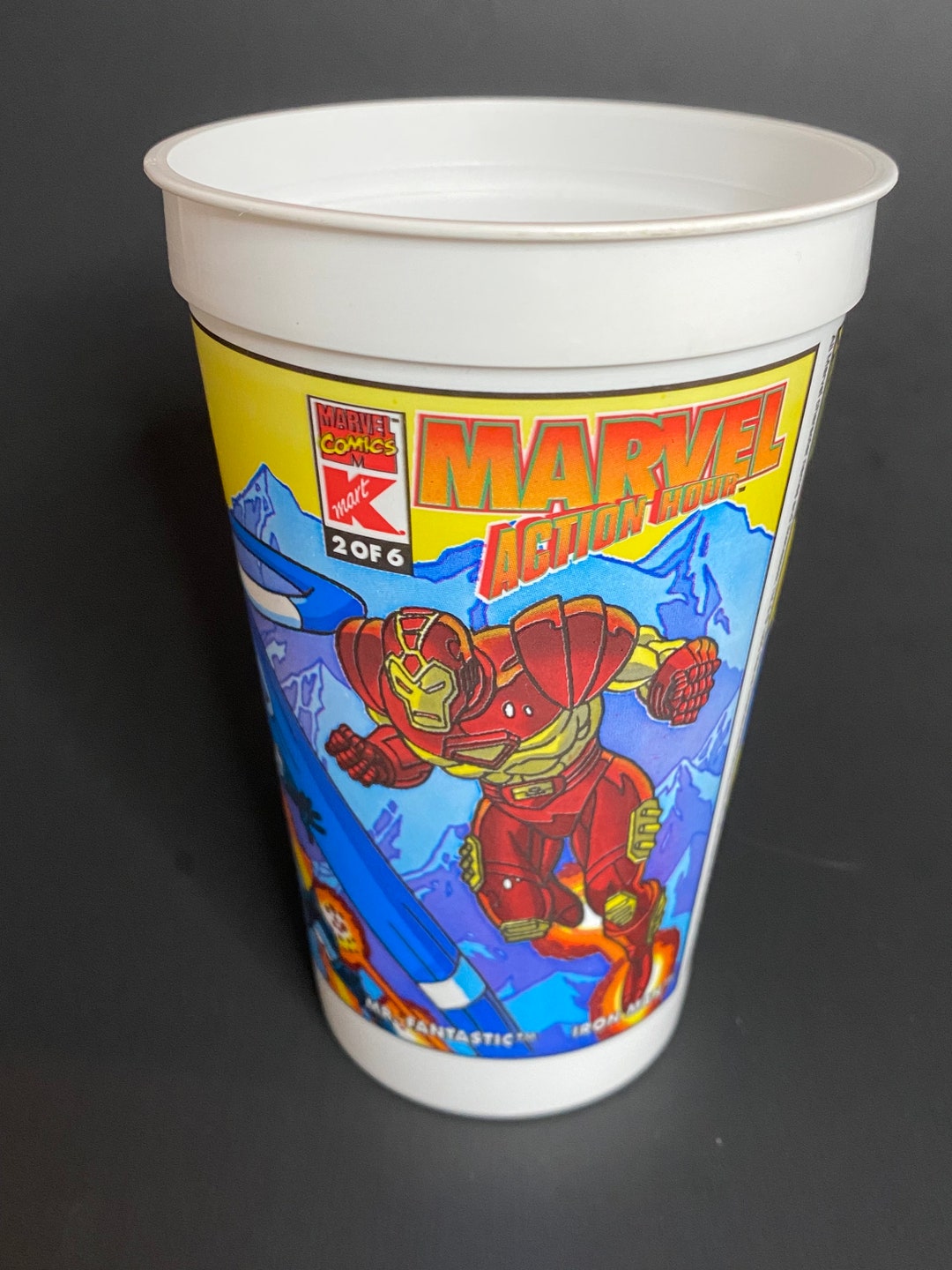 Marvel Action Hour Kmart Cup - Marvel Comics - Marvel Plastic Cup ...