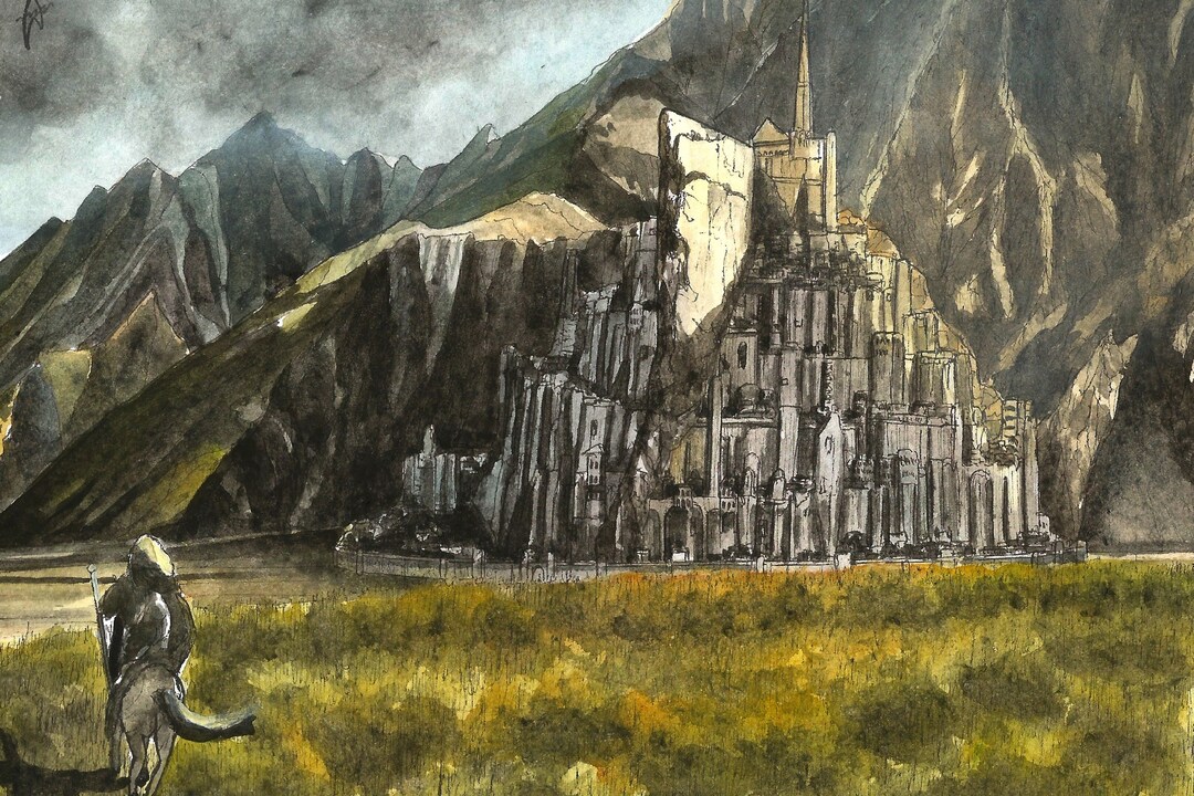 City of Gondor From Lord of the Rings - Etsy