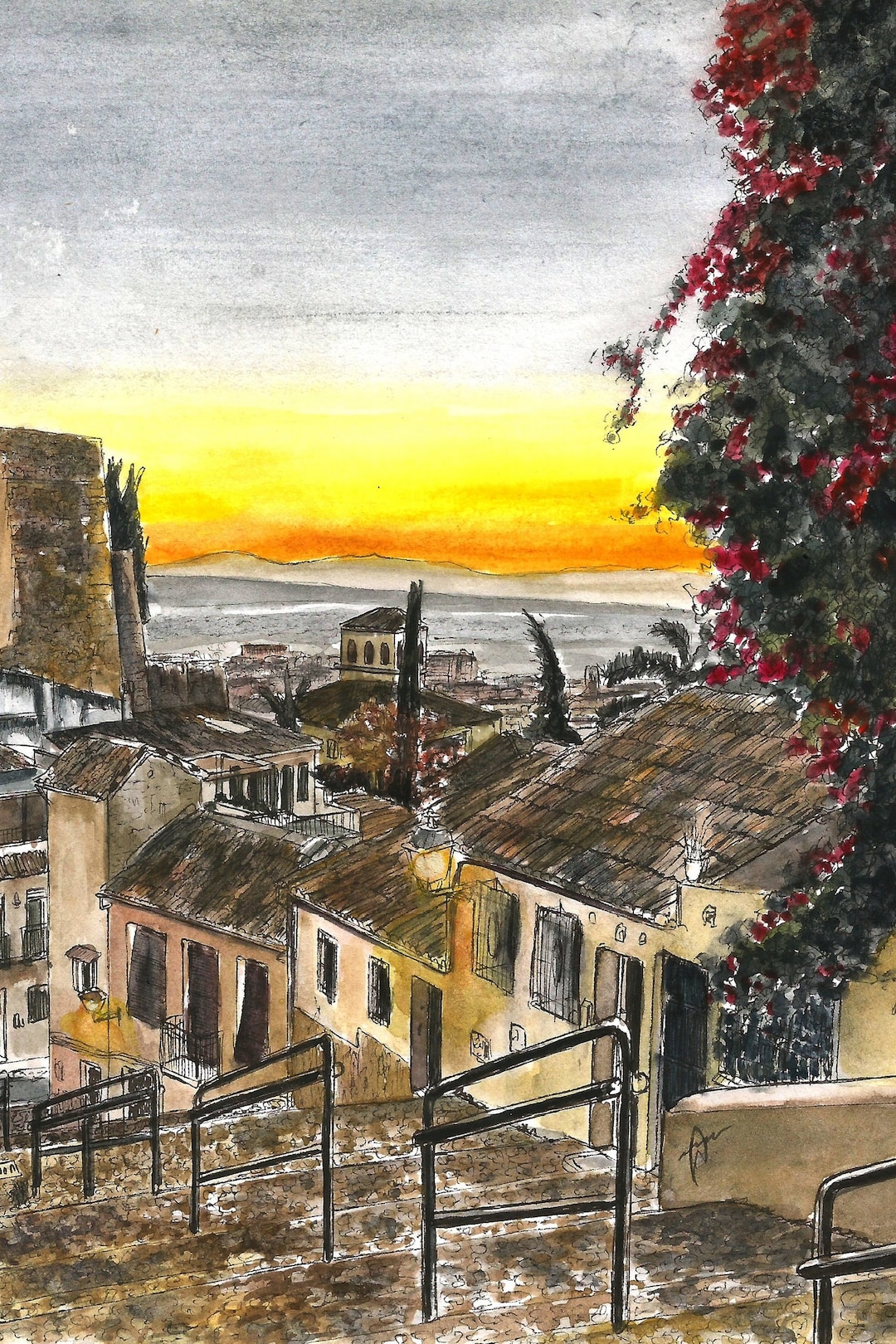 El Albazin District of Granada in Andalusia - Etsy