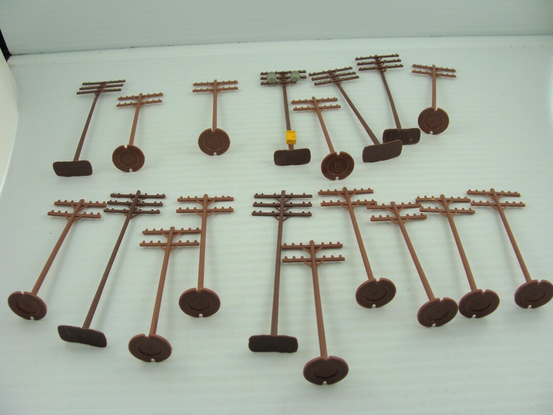 Vintage HO Scale Telephone Poles 18 Pc Lot - Etsy