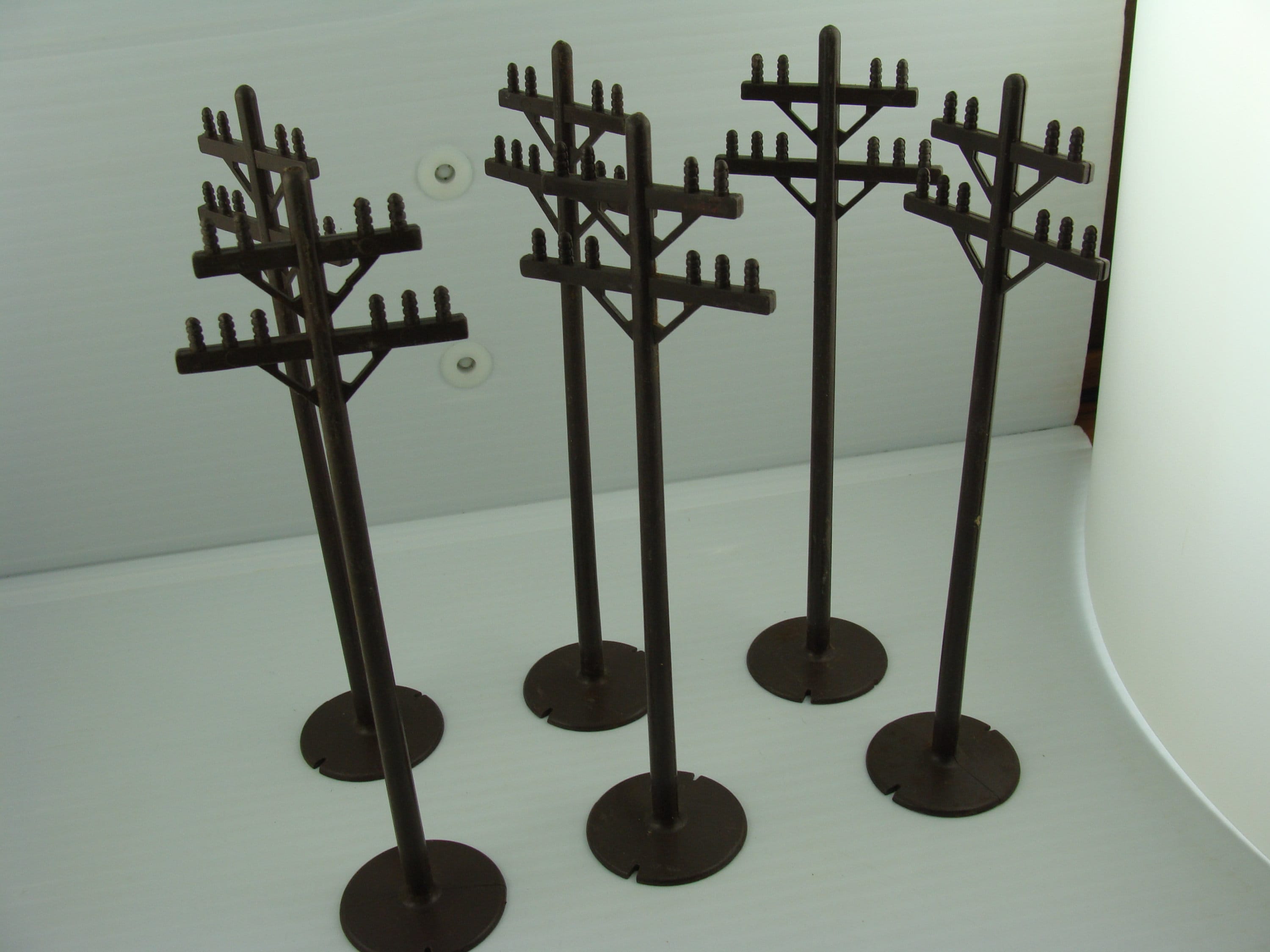 Vintage Marx O Scale Telephone Poles 6 Pc Lot - Etsy Vintage Marx O Scale Telephone Poles 6 Pc Lot - Etsy