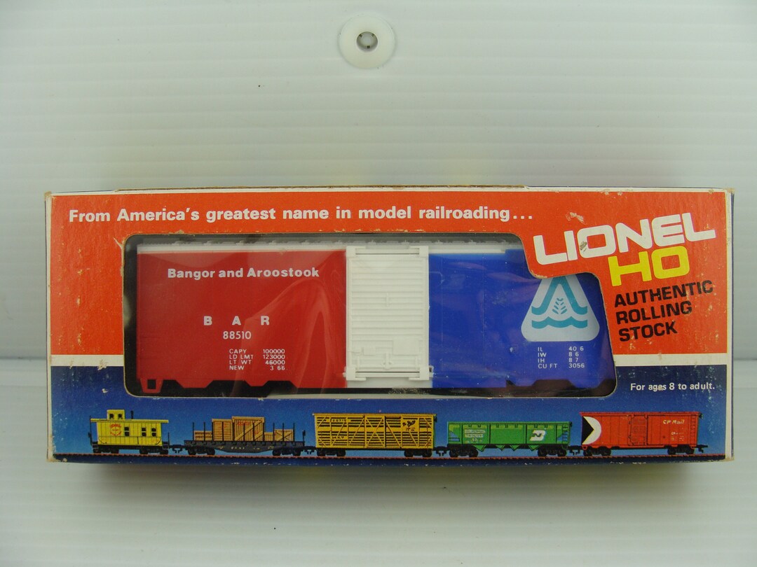 HO Scale Lionel Bangor and Aroostook Box Car - Etsy