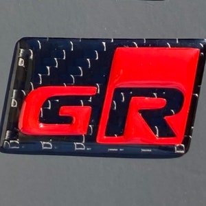 100% REAL Carbon Fiber Supra GR Emblem 3D Style - Etsy
