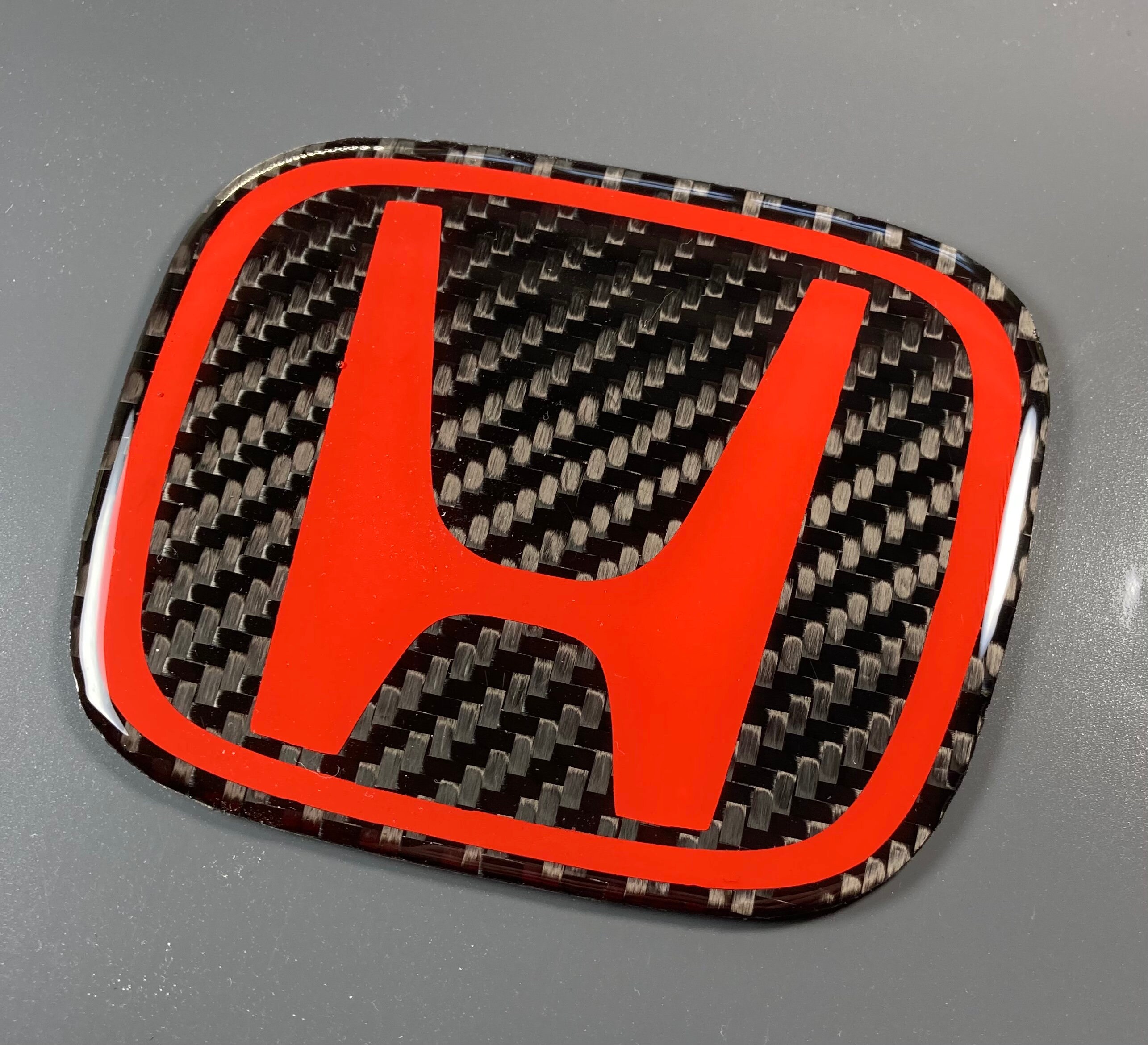 100% Real Carbon Fiber Honda Emblem | Etsy