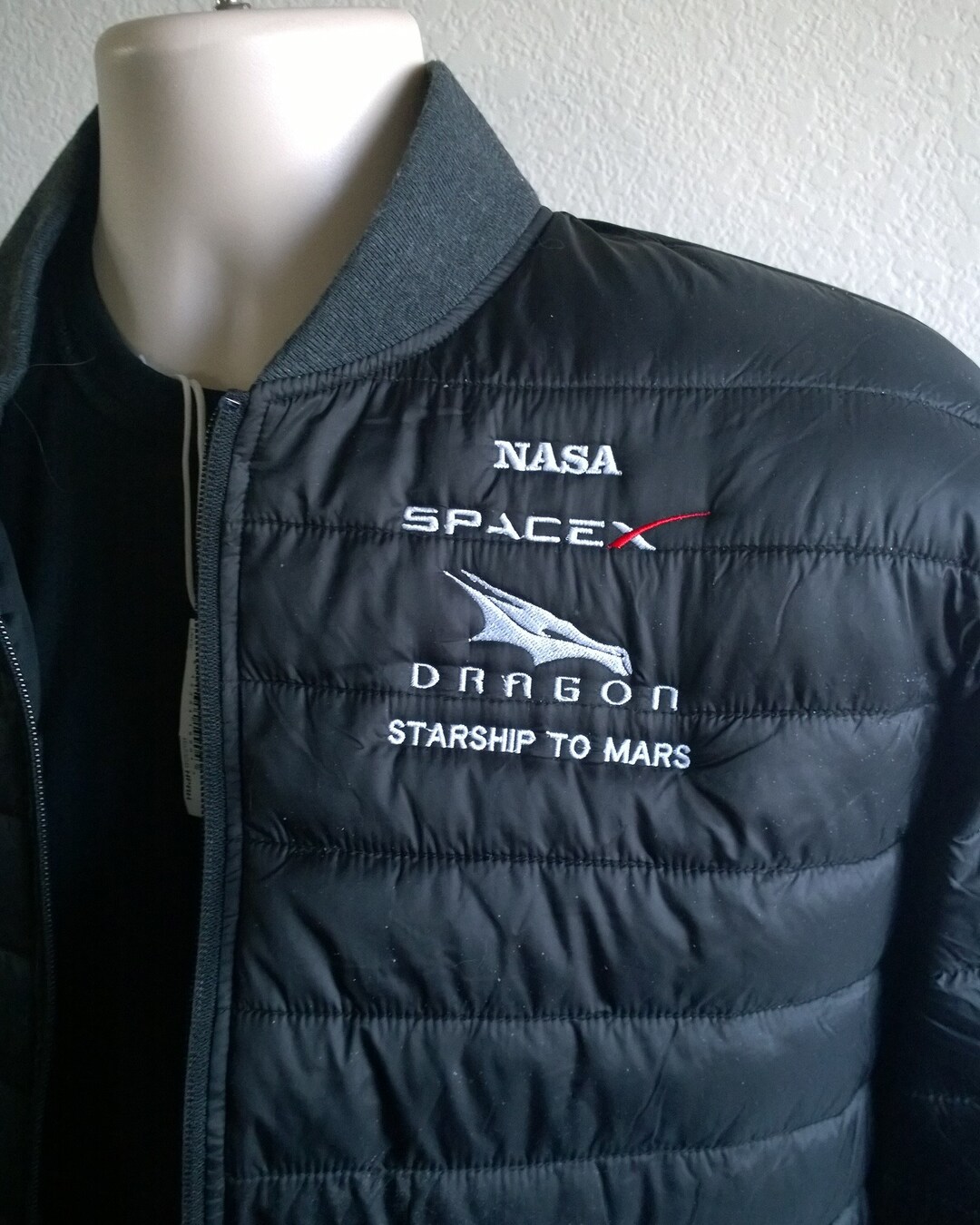 LARGE SPACEX NASA Crew Dragon Jacket - Etsy