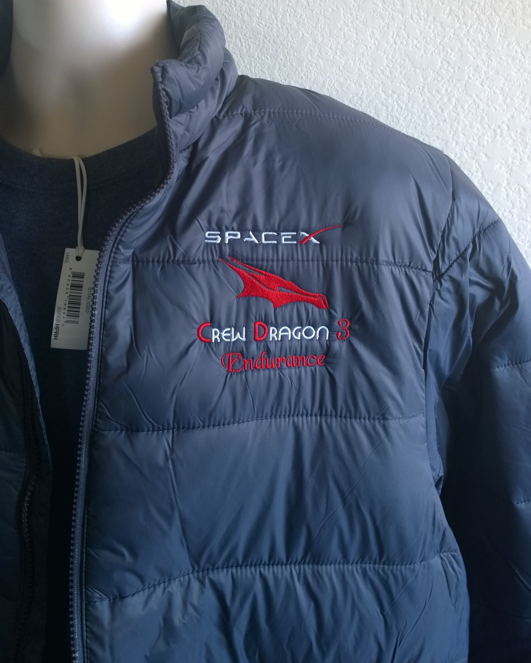 XL SPACEX NASA Jacket Crew Dragon - Etsy