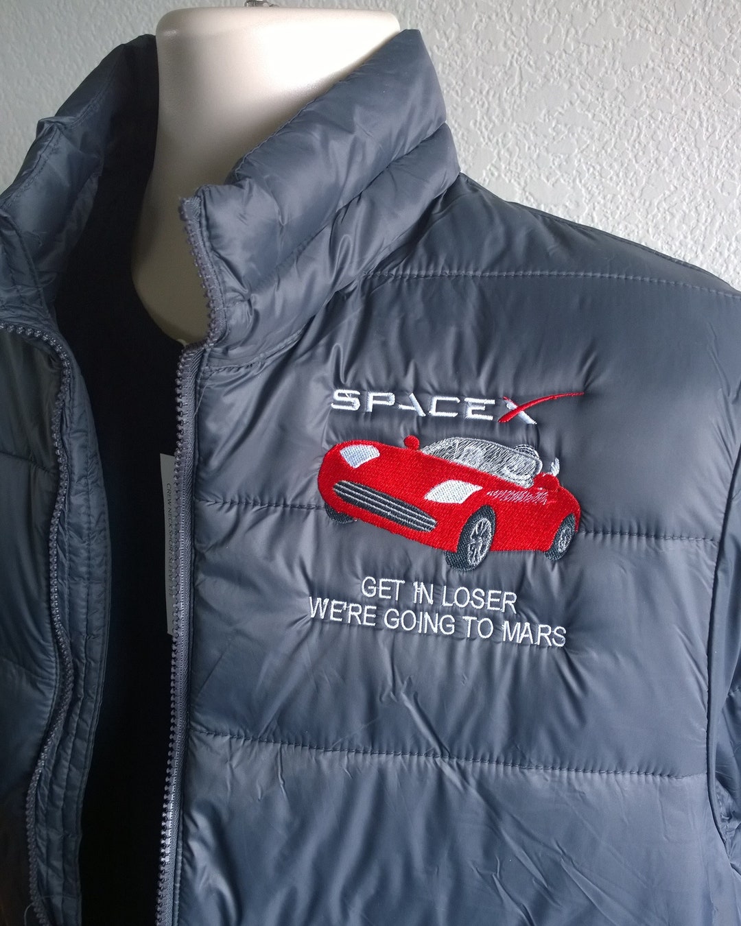 MEDIUM SPACEX NASA Jacket Starman Get in Loser Jacket - Etsy