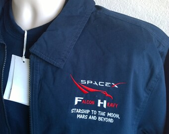 XL SPACEX Jacket Crew Dragon Starship to Mars | Etsy