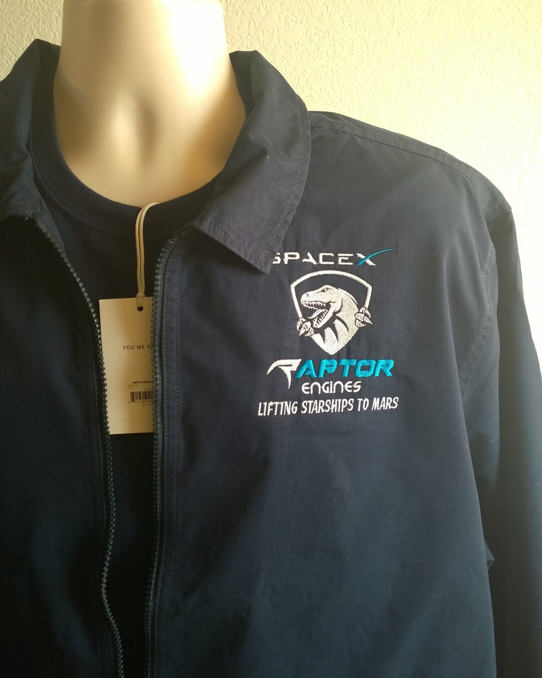 2XL SPACEX JACKET Raptor Engines - Etsy