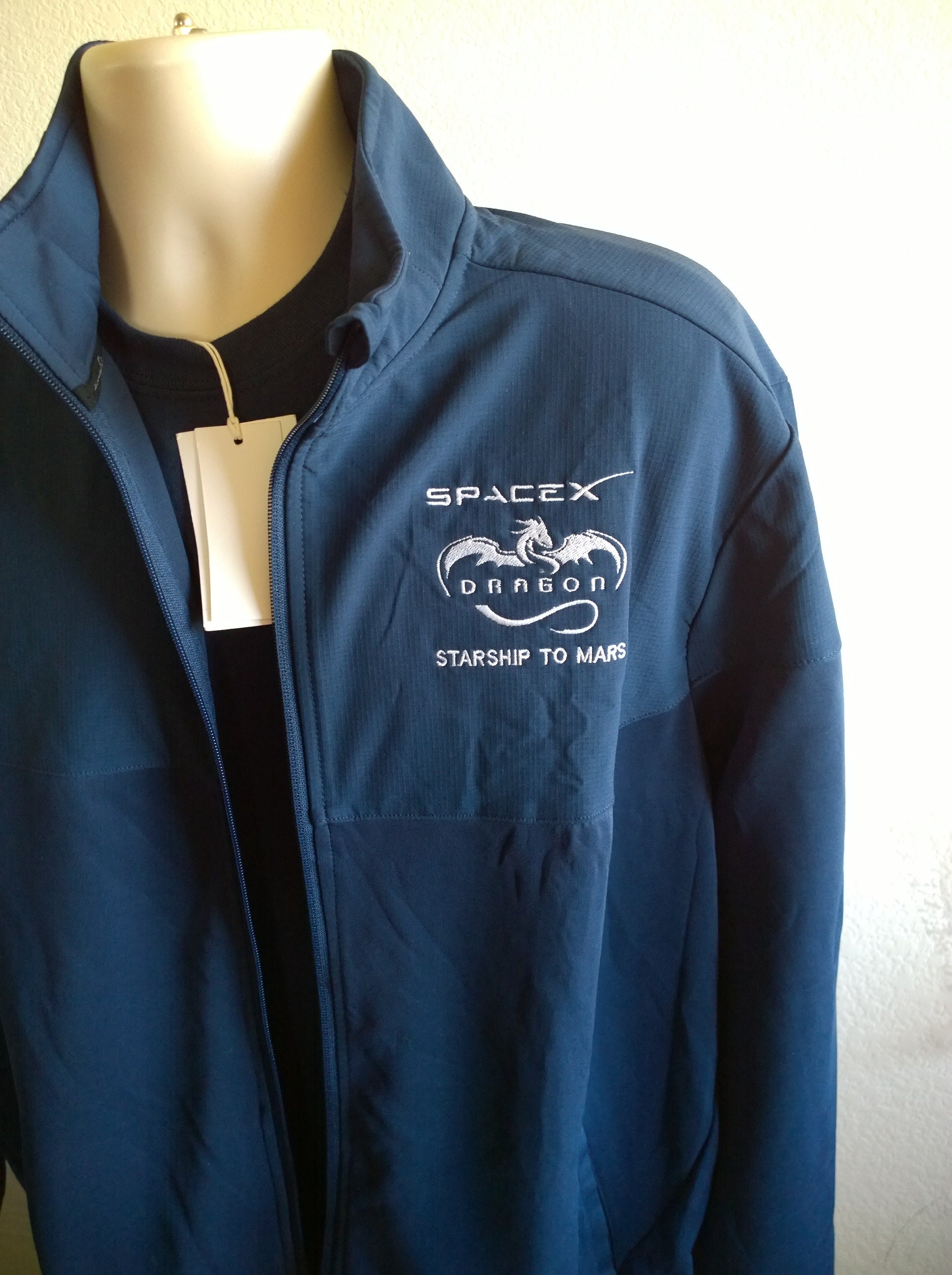 XL SPACEX Jacket Crew Dragon Starship to Mars - Etsy
