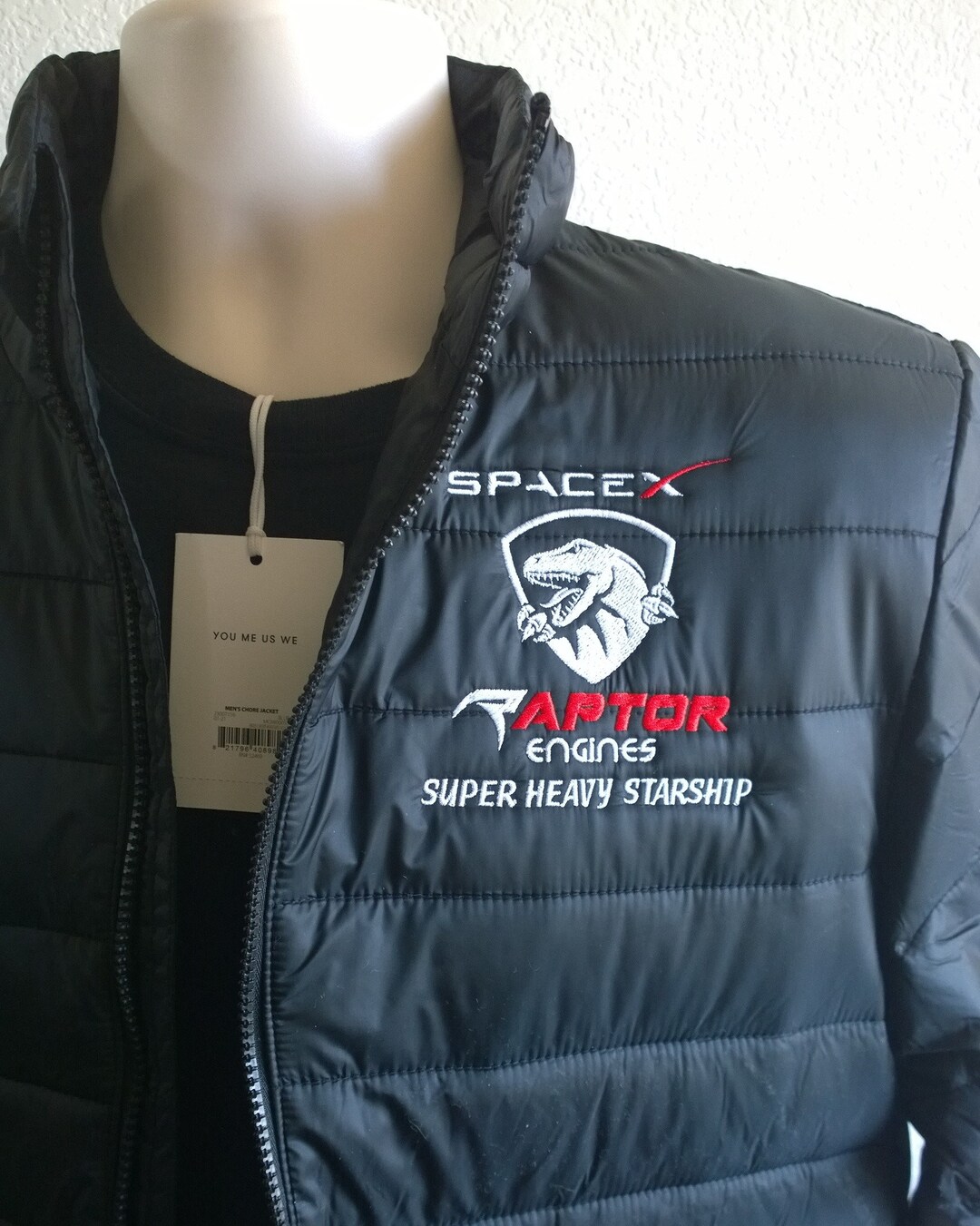MEDIUM SPACEX JACKET Raptor Engines - Etsy