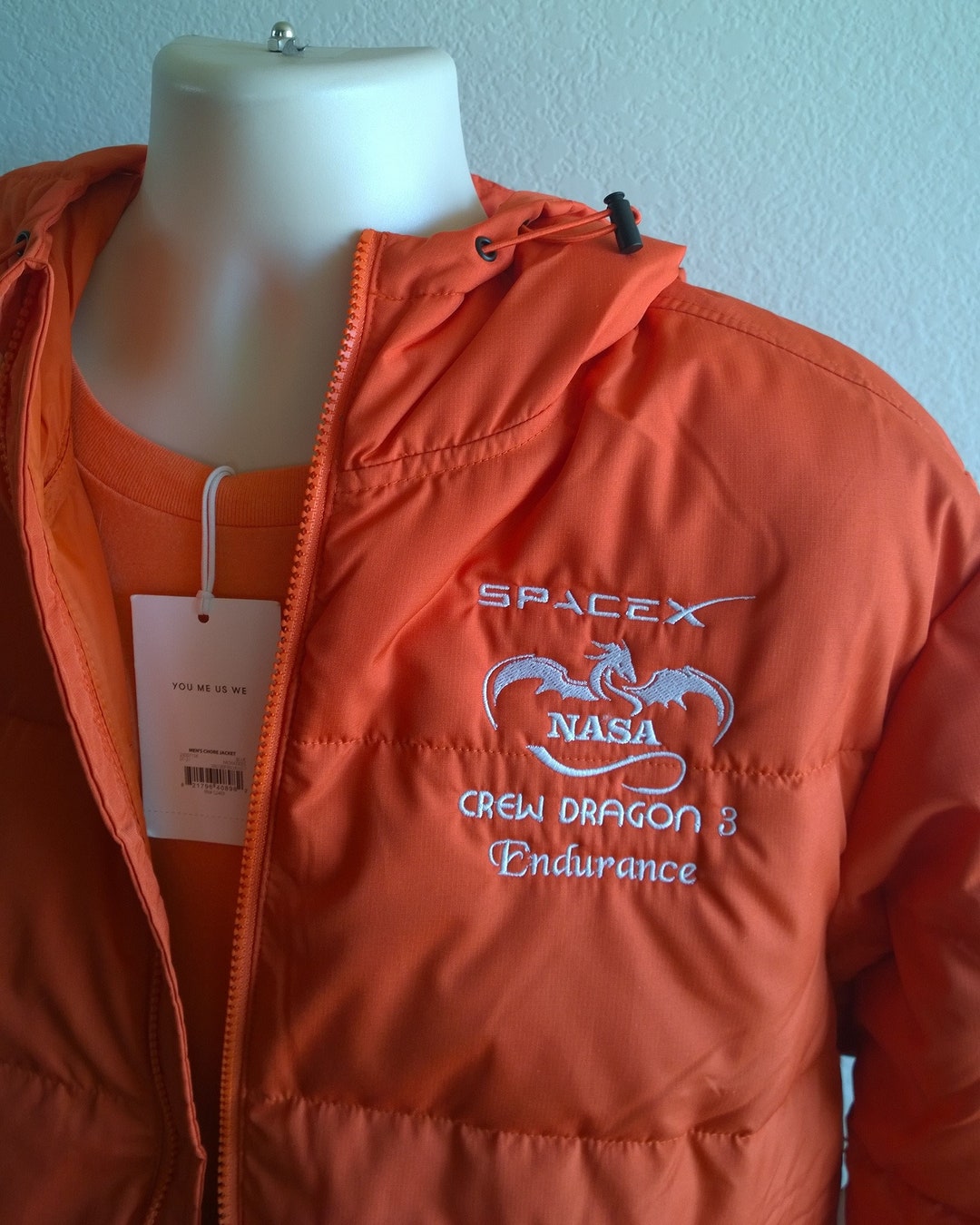 LARGE SPACEX JACKET Crew Dragon - Etsy