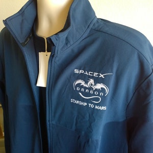 XL SPACEX Jacket Crew Dragon Starship to Mars - Etsy