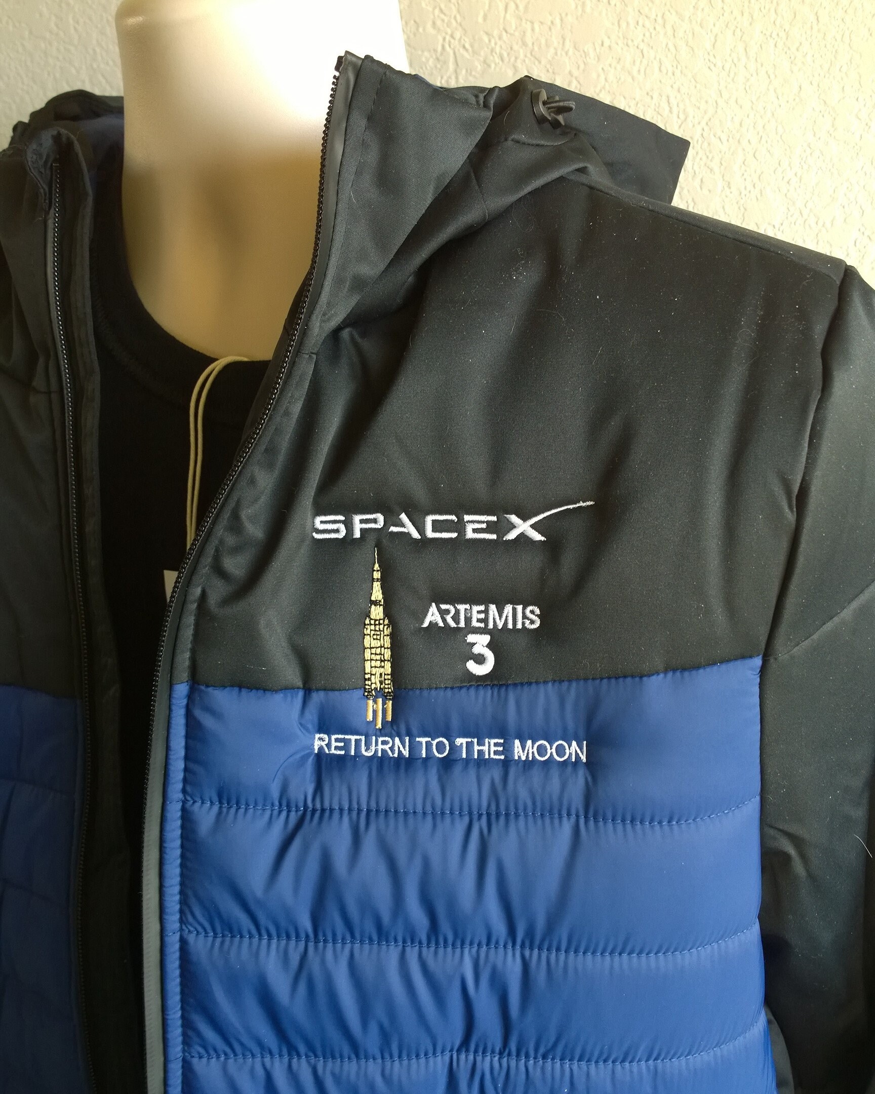 LARGE SPACEX NASA Jacket Artemis Return to the Moon - Etsy