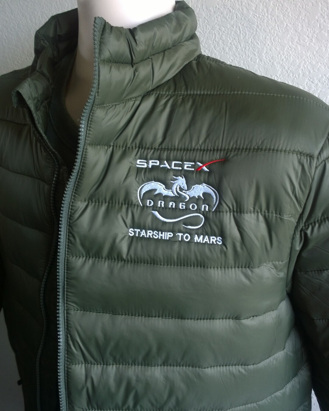 LARGE SPACEX NASA Crew Dragon Jacket - Etsy