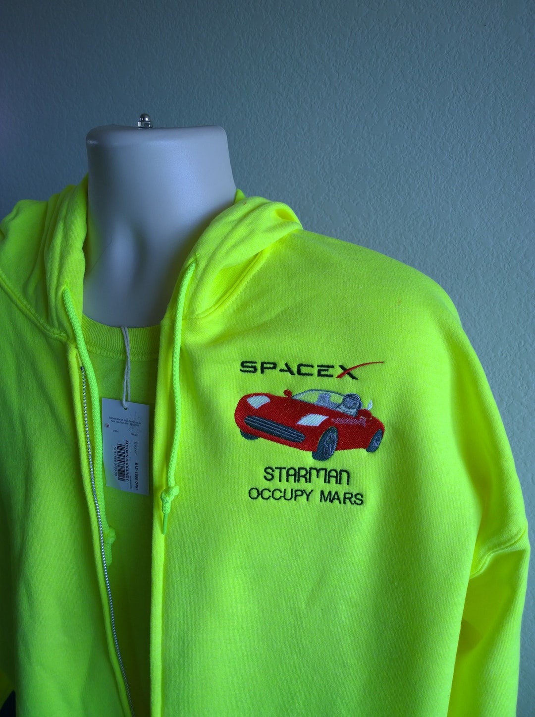 XL SPACEX NASA Tesla Jacket Starman Occupy Mars - Etsy