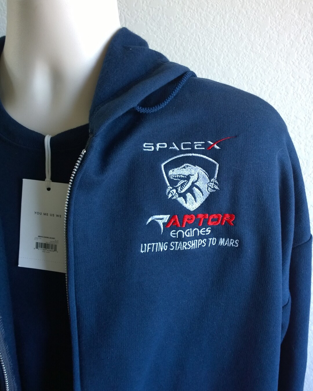 2XL SPACEX JACKET Raptor Engines - Etsy