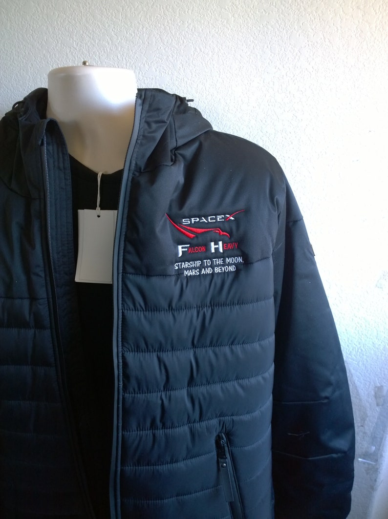 XL SPACEX NASA Jacket Falcon Heavy Starship to the Moon Mars | Etsy