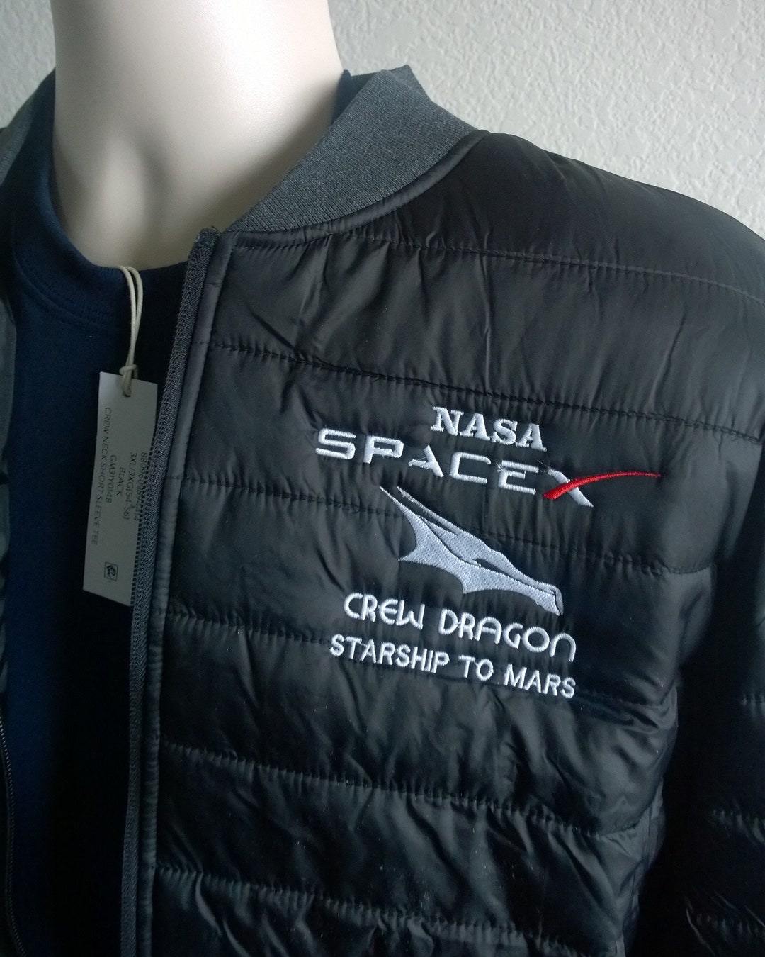 LARGE SPACEX NASA Crew Dragon Jacket - Etsy
