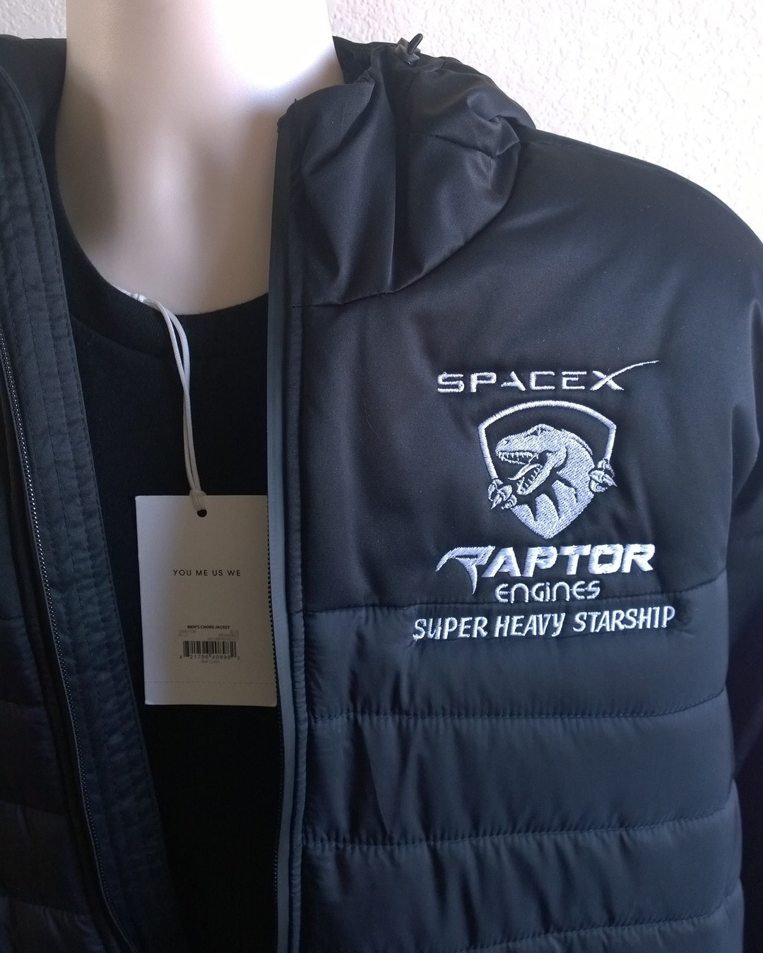 XL SPACEX JACKET Raptor Engines - Etsy