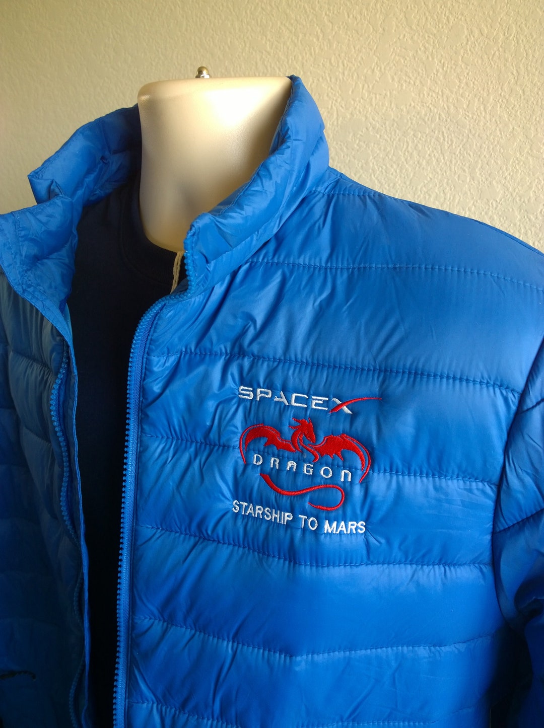 XL SPACEX NASA Jacket Crew Dragon Starship - Etsy