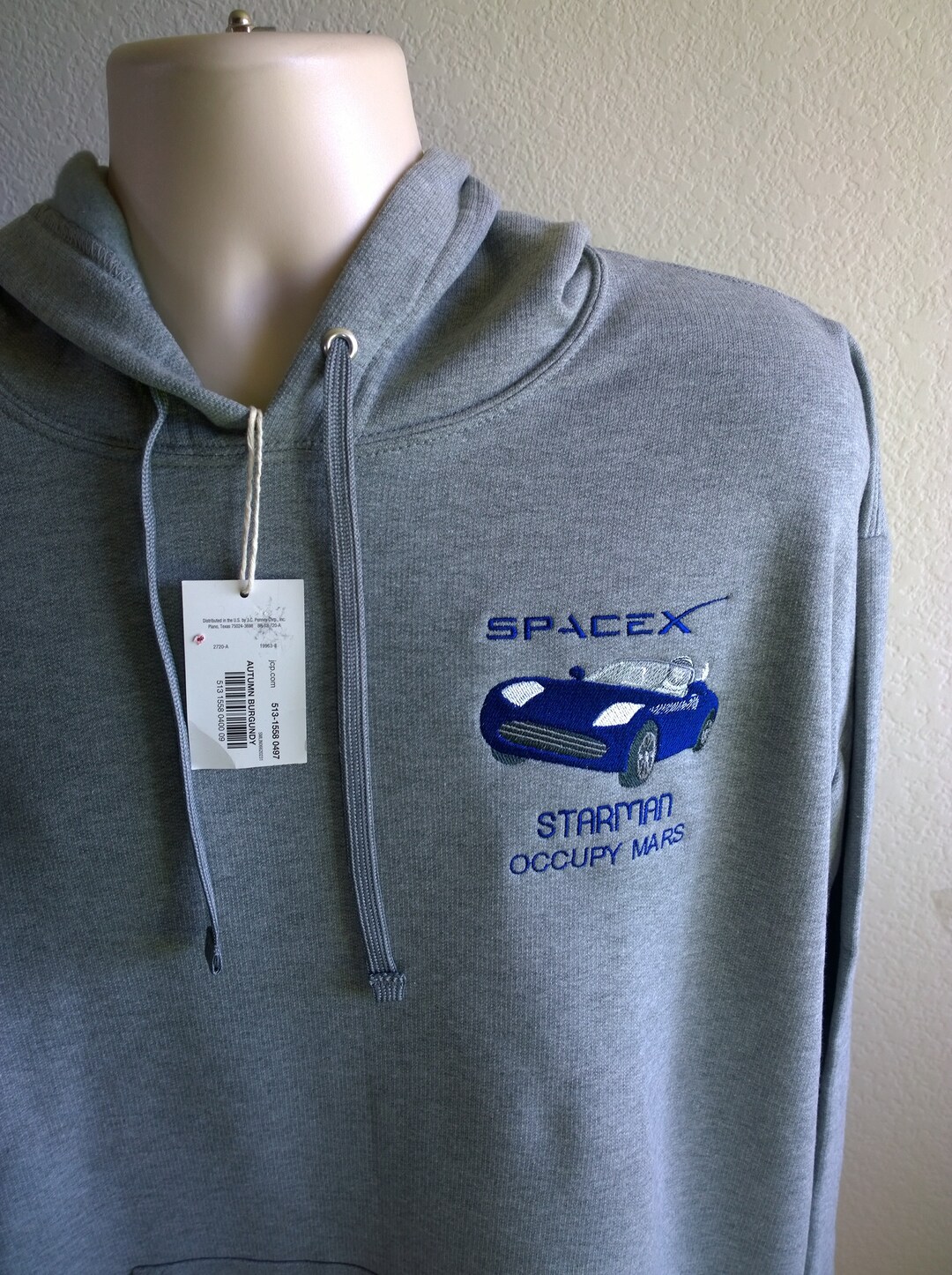 LARGE SPACEX NASA Tesla Jacket Starman Occupy Mars - Etsy