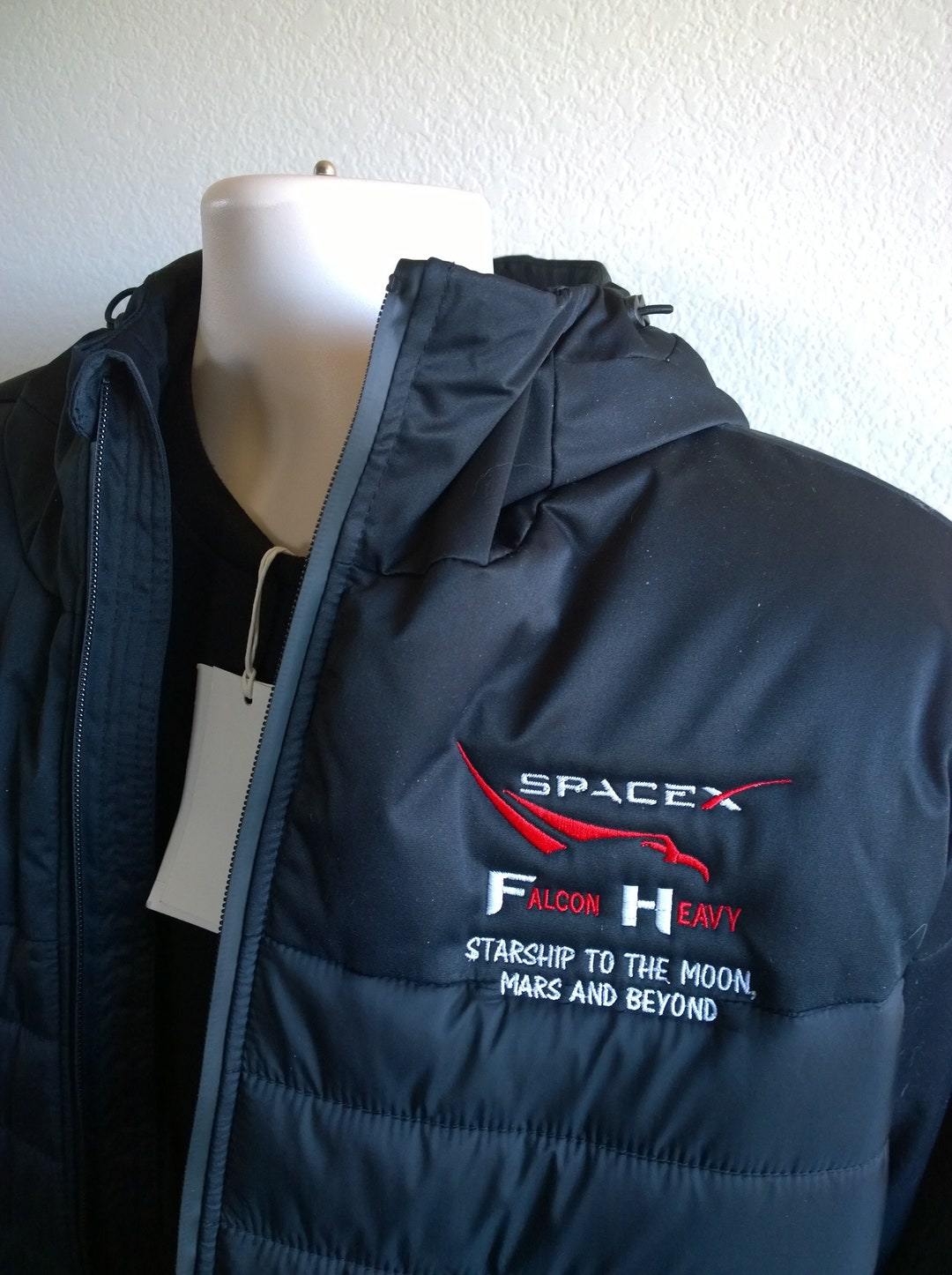 XL SPACEX NASA Jacket Falcon Heavy Starship to the Moon Mars - Etsy