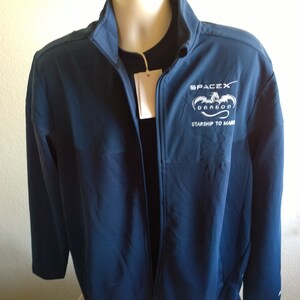 XL SPACEX Jacket Crew Dragon Starship to Mars - Etsy