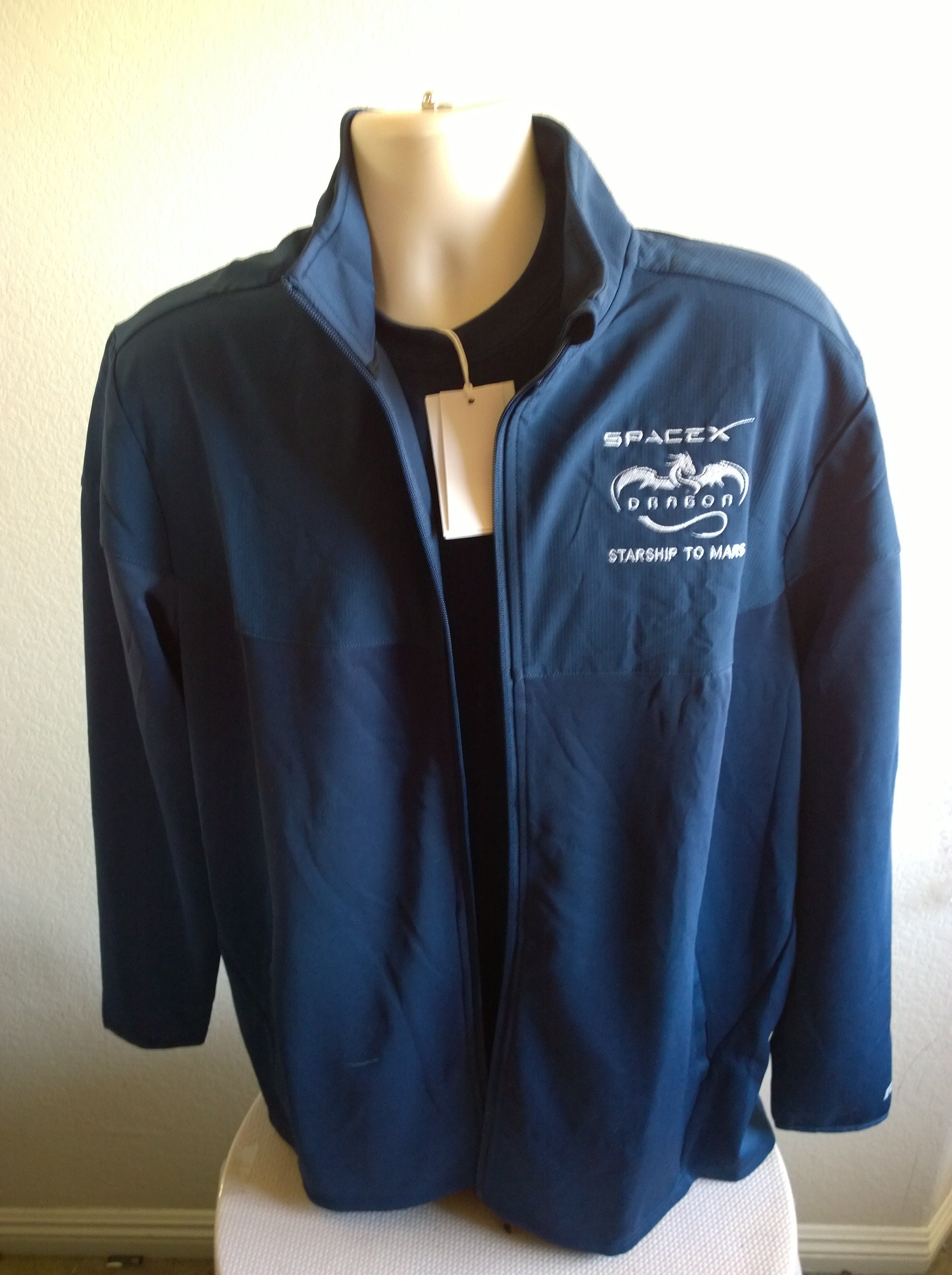 XL SPACEX Jacket Crew Dragon Starship to Mars - Etsy