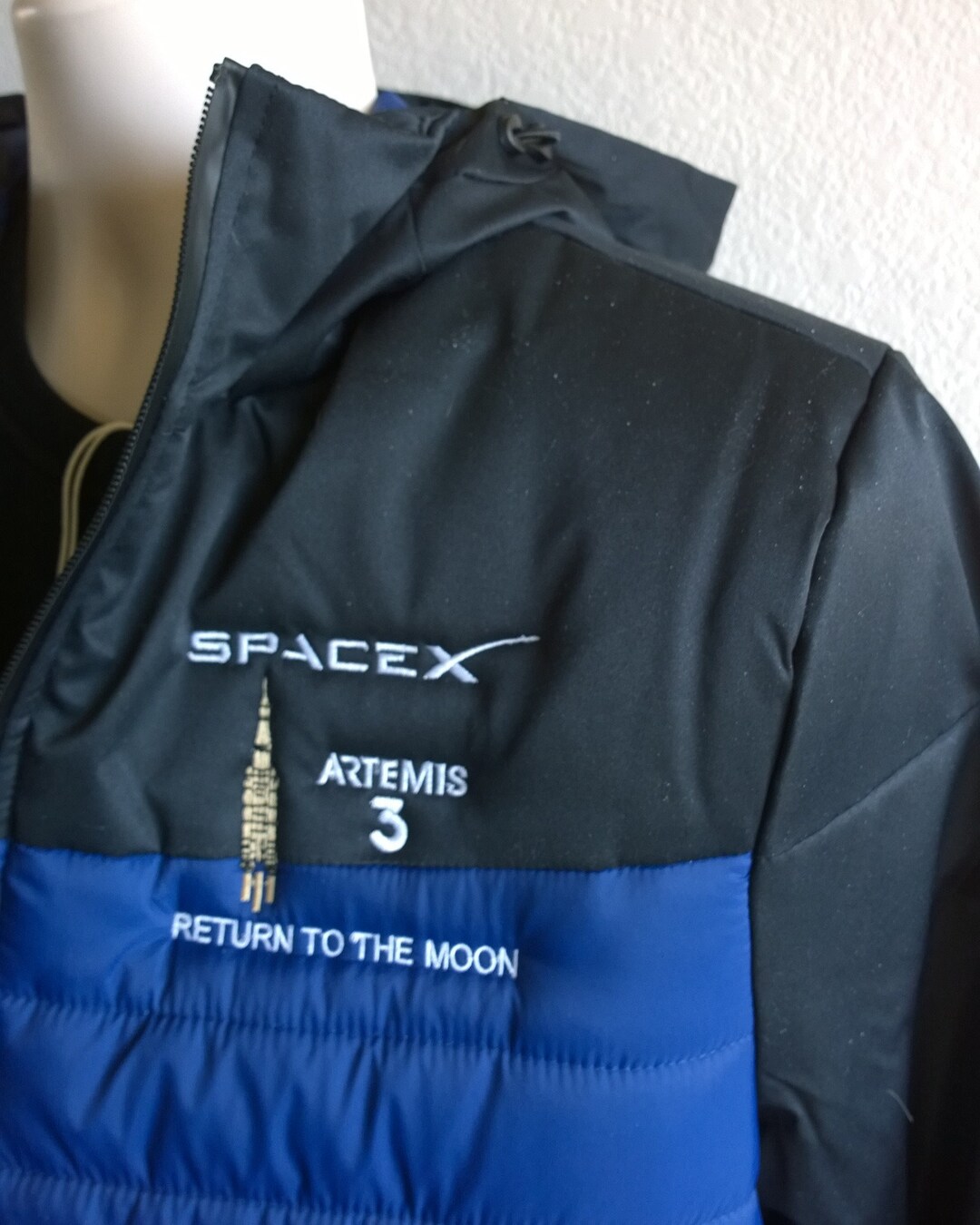 LARGE SPACEX NASA Jacket Artemis Return to the Moon - Etsy