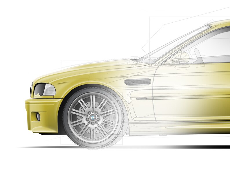 BMW E46 M3 OEM Colors Poster - Etsy