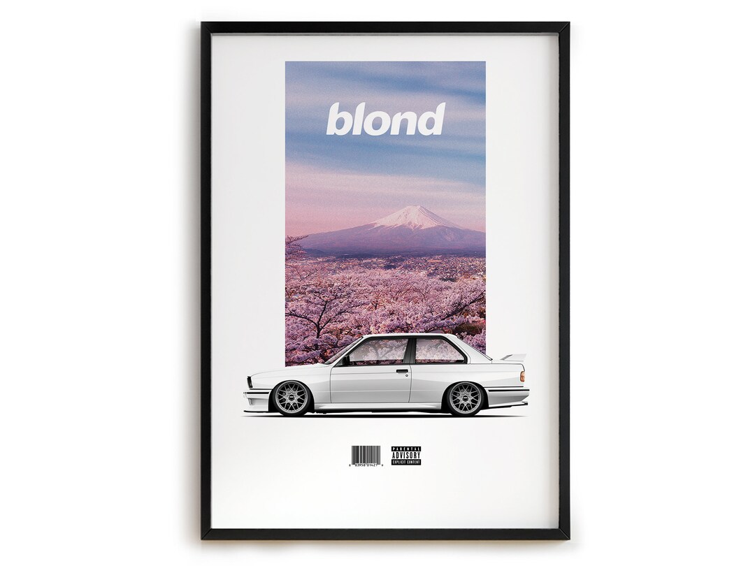 Frank Ocean Blonde BMW E30 M3 Poster - Etsy Finland