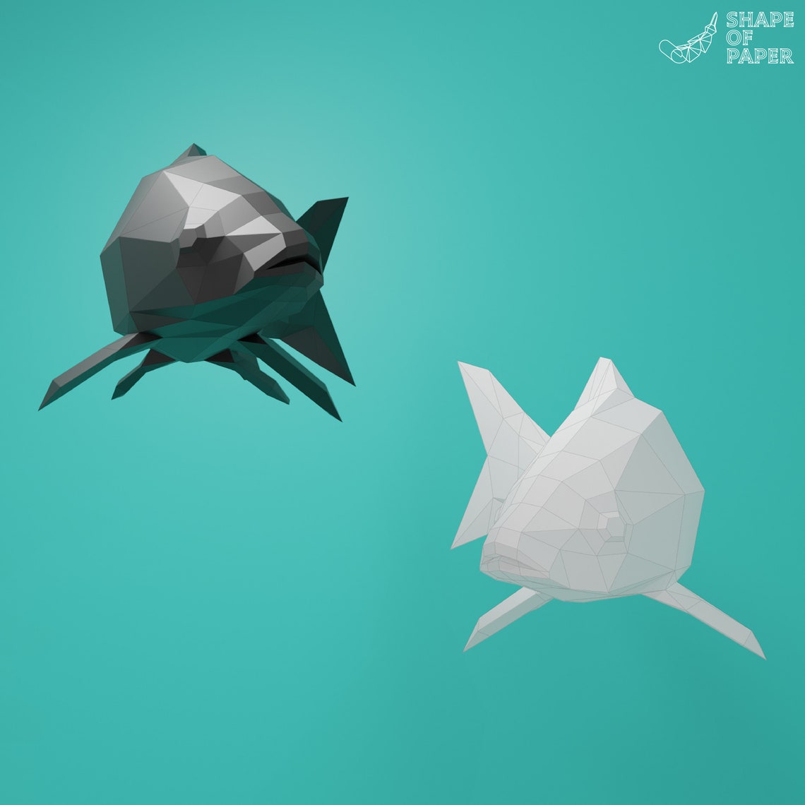 Papercraft Koi Fish Handmade Paper Sculpture Pepakura 3D - Etsy