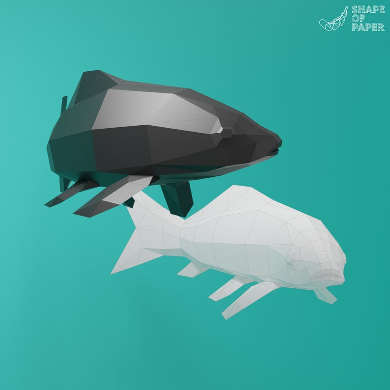 Papercraft Koi Fish Handmade Paper Sculpture Pepakura 3D - Etsy