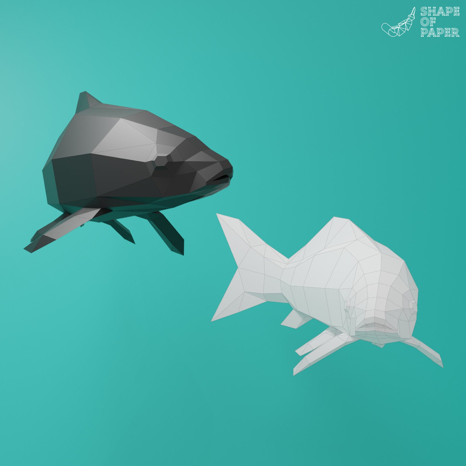 Papercraft Koi Fish Handmade Paper Sculpture Pepakura 3D - Etsy