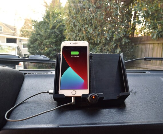 VW Vanagon Cell Phone Mount powered Not Powered - Etsy