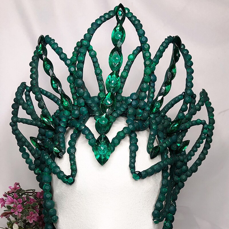 Green Headpiece - Etsy