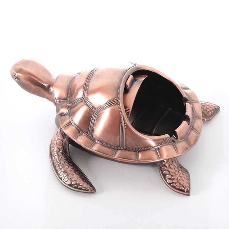 Cute Turtle Ashtray With Lid Alloy - Etsy Canada