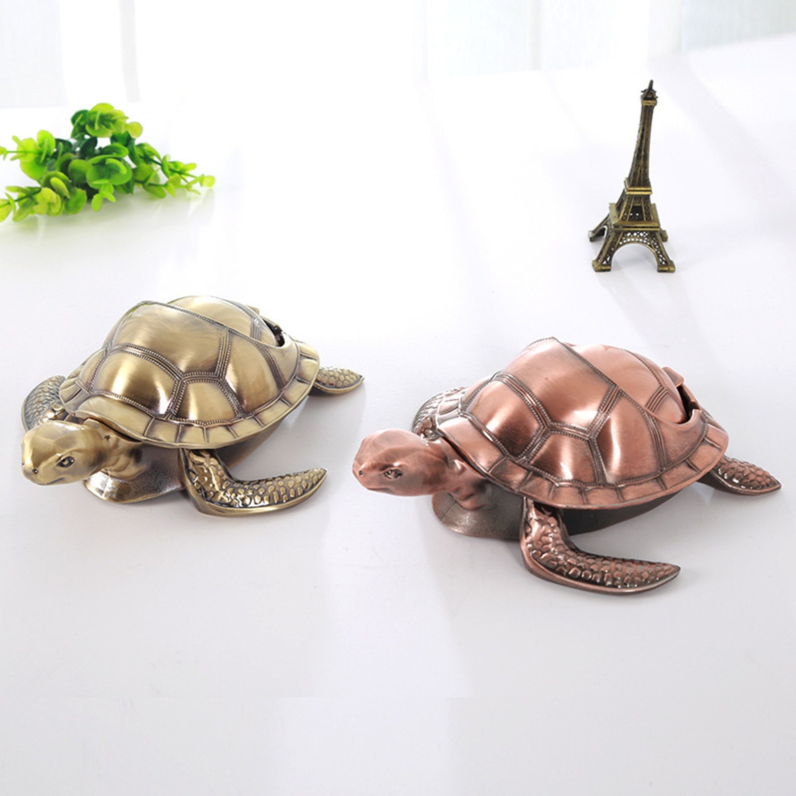 Cute Turtle Ashtray With Lid Alloy - Etsy Canada