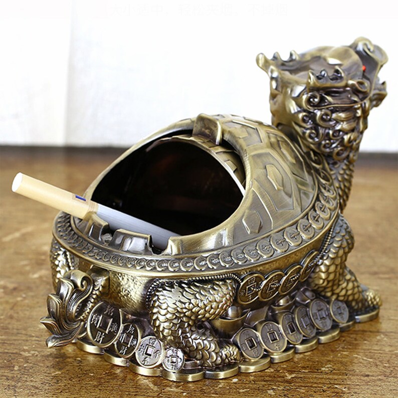 Animal Ashtray With Lid deer Goat Turtle - Etsy