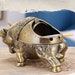 Covered Ashtray Fighting Bull - Etsy