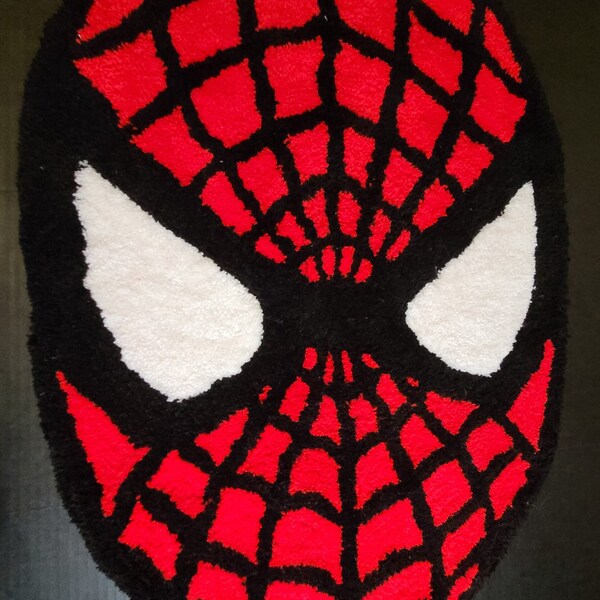 Spiderman Tufted Rug - Etsy